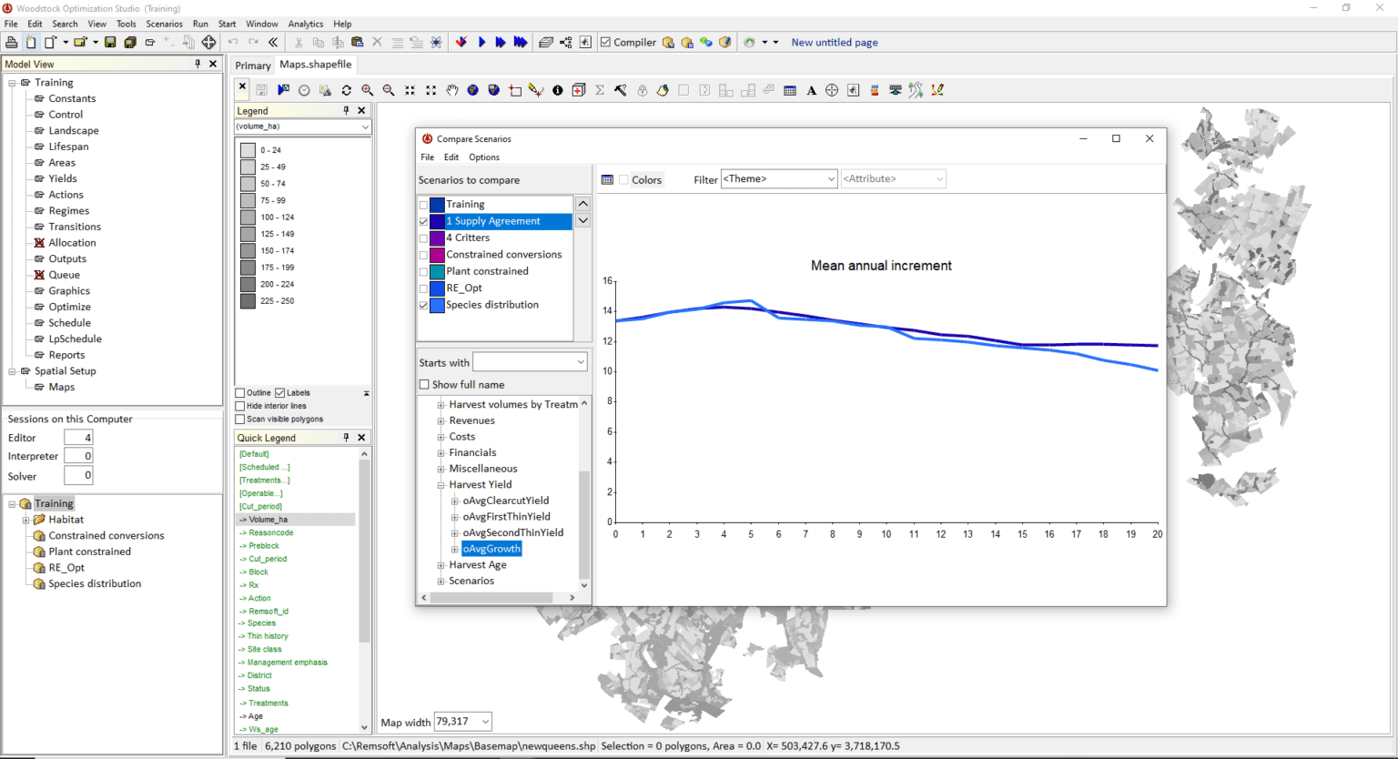 Woodstock Optimization Studio | Forest Planning Software