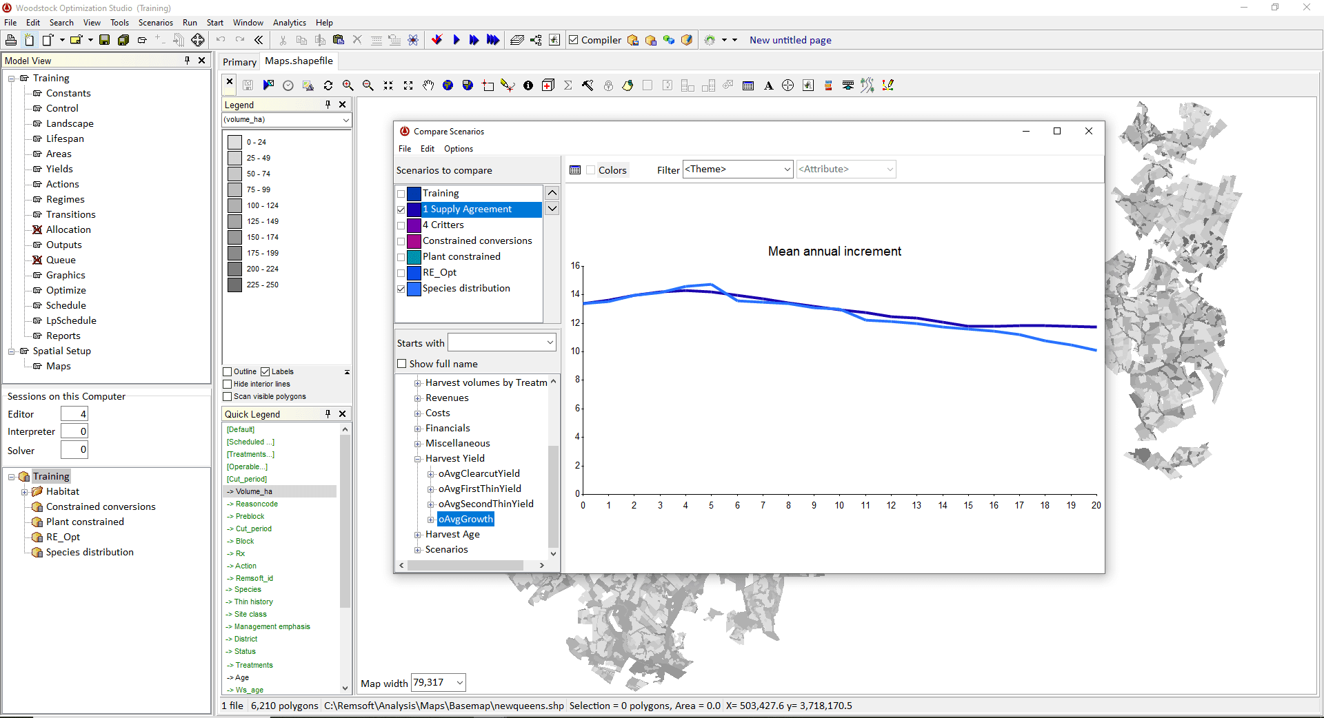 Woodstock Optimization Studio | Forest Planning Software