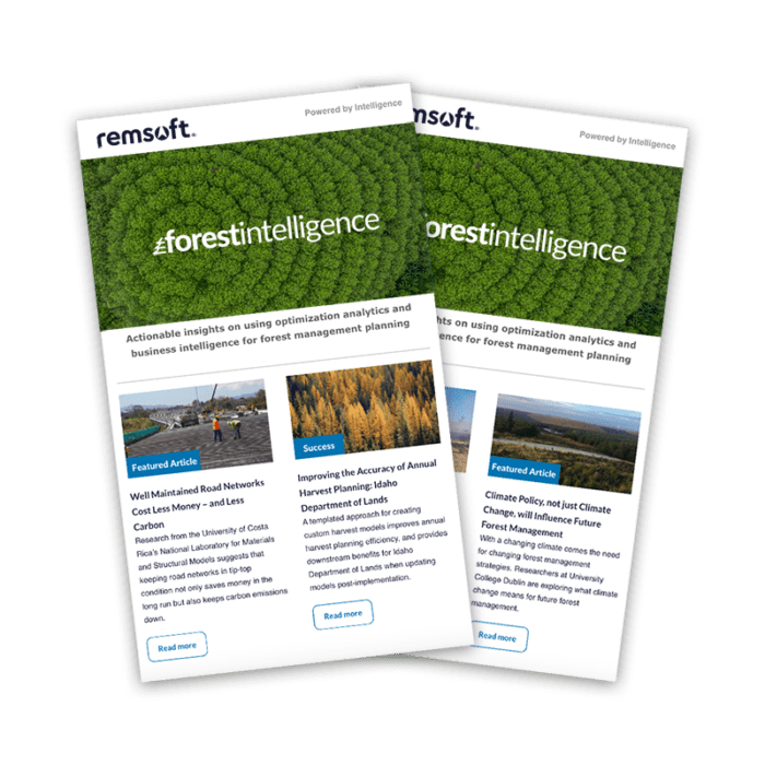 Forestry Software, Intelligent Planning & Optimization Analytics | Remsoft