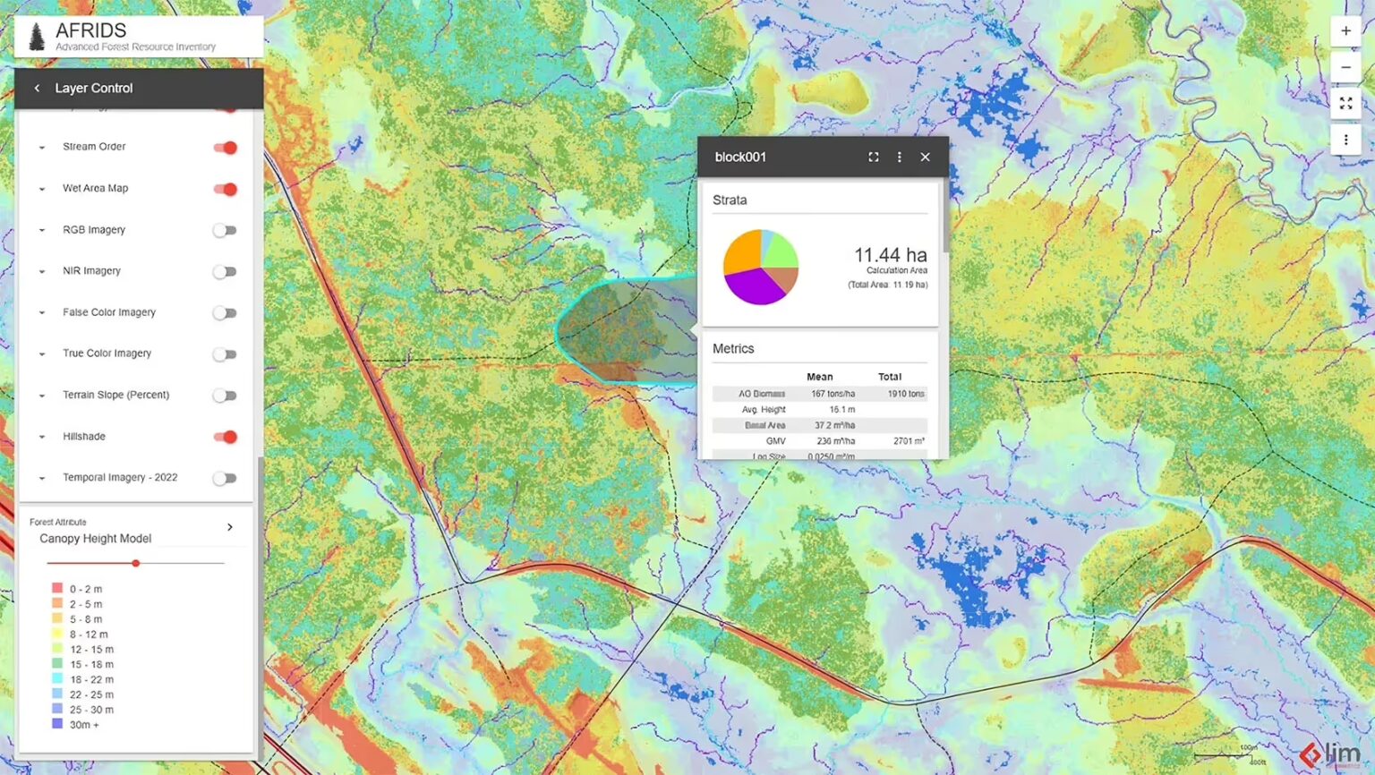 AFRIDS | Lidar Forest Inventory Analysis | Remsoft