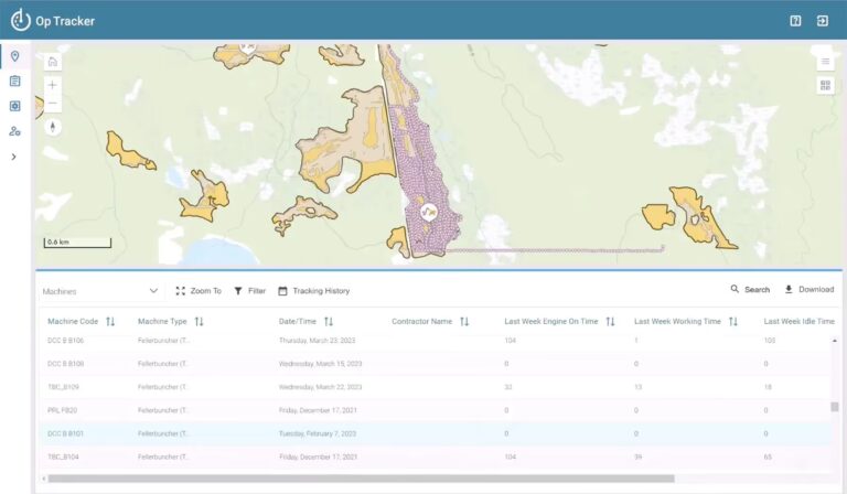 Op Tracker | Forest Machine Telematics | Remsoft